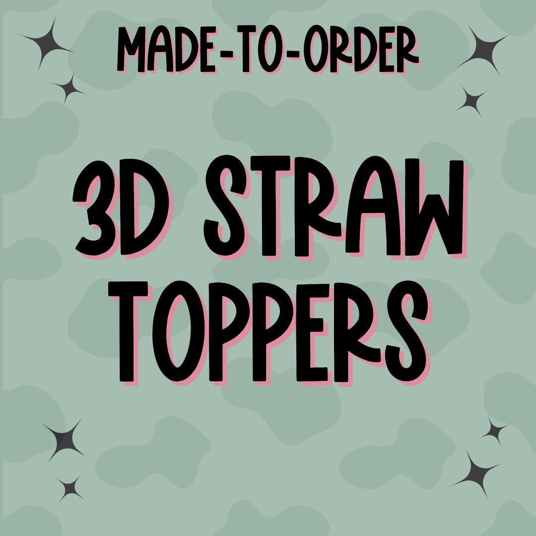 3D Straw Toppers – Country Roots Designs